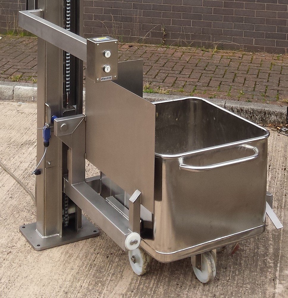 Column Bin Hoist