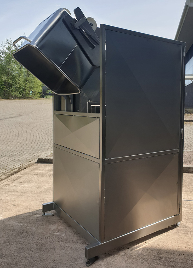 Guarded Tote Bin Tipper - BTM/300/1600/B/G
